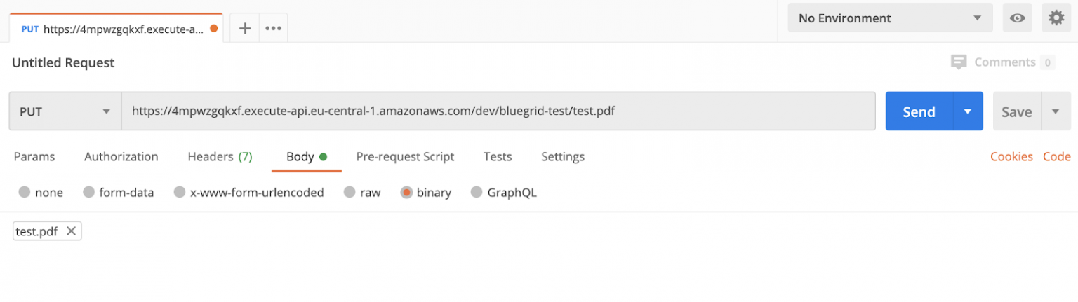 Using REST API to upload files to the S3 bucket - BlueGrid.io : BlueGrid.io