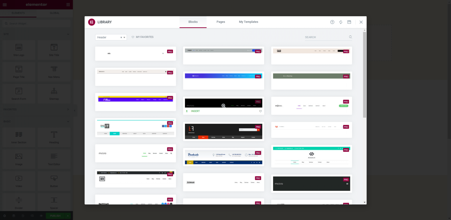 How to build a Header with Elementor? - BlueGrid.io : BlueGrid.io
