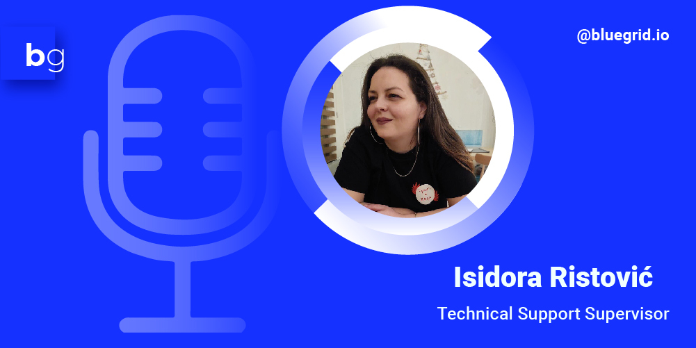 Inside people interview with Isidora Ristović - BlueGrid.io : BlueGrid.io